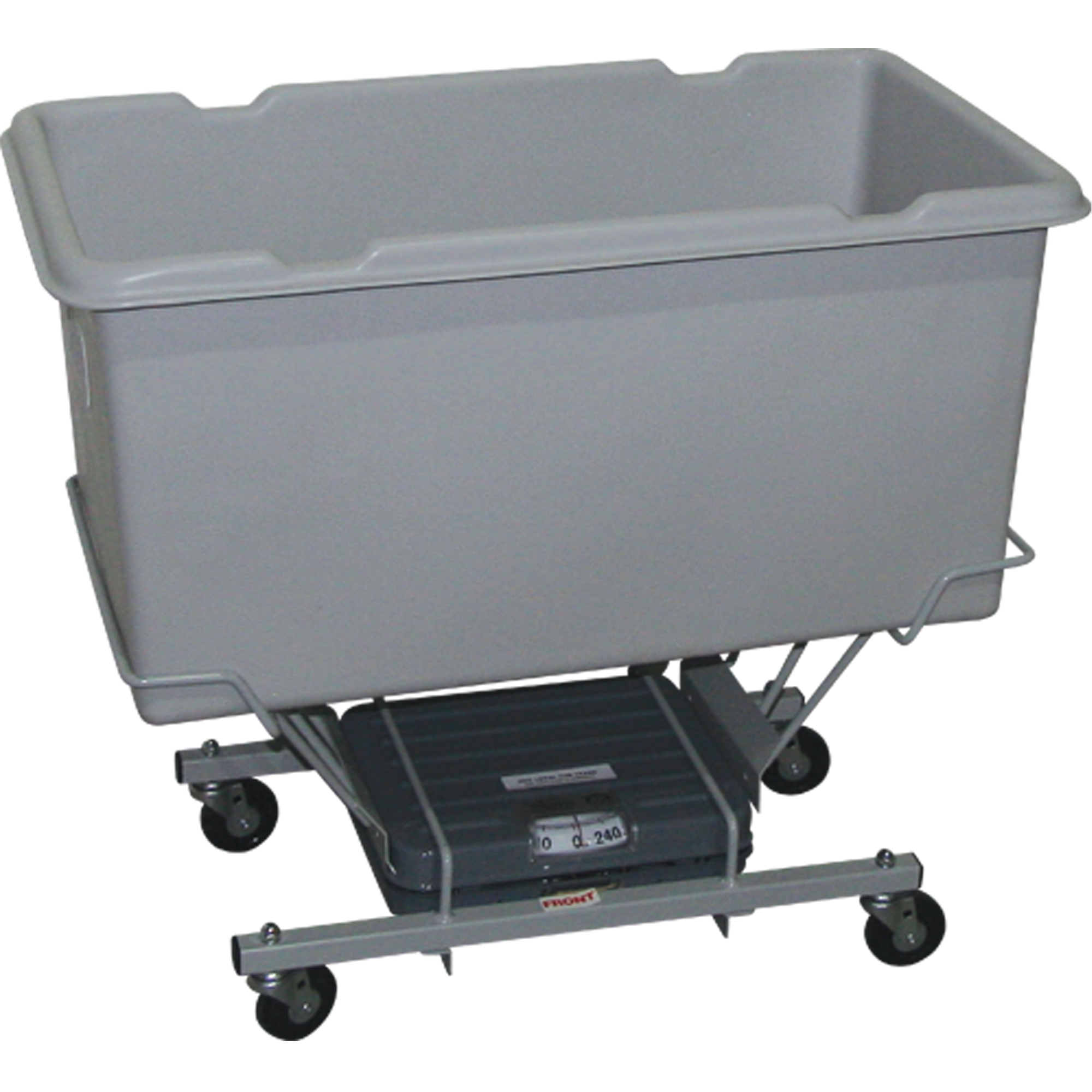 Techstar Plastics Inc Scale Carts, Polyethylene, 33" L x 19" W x 29" H ...