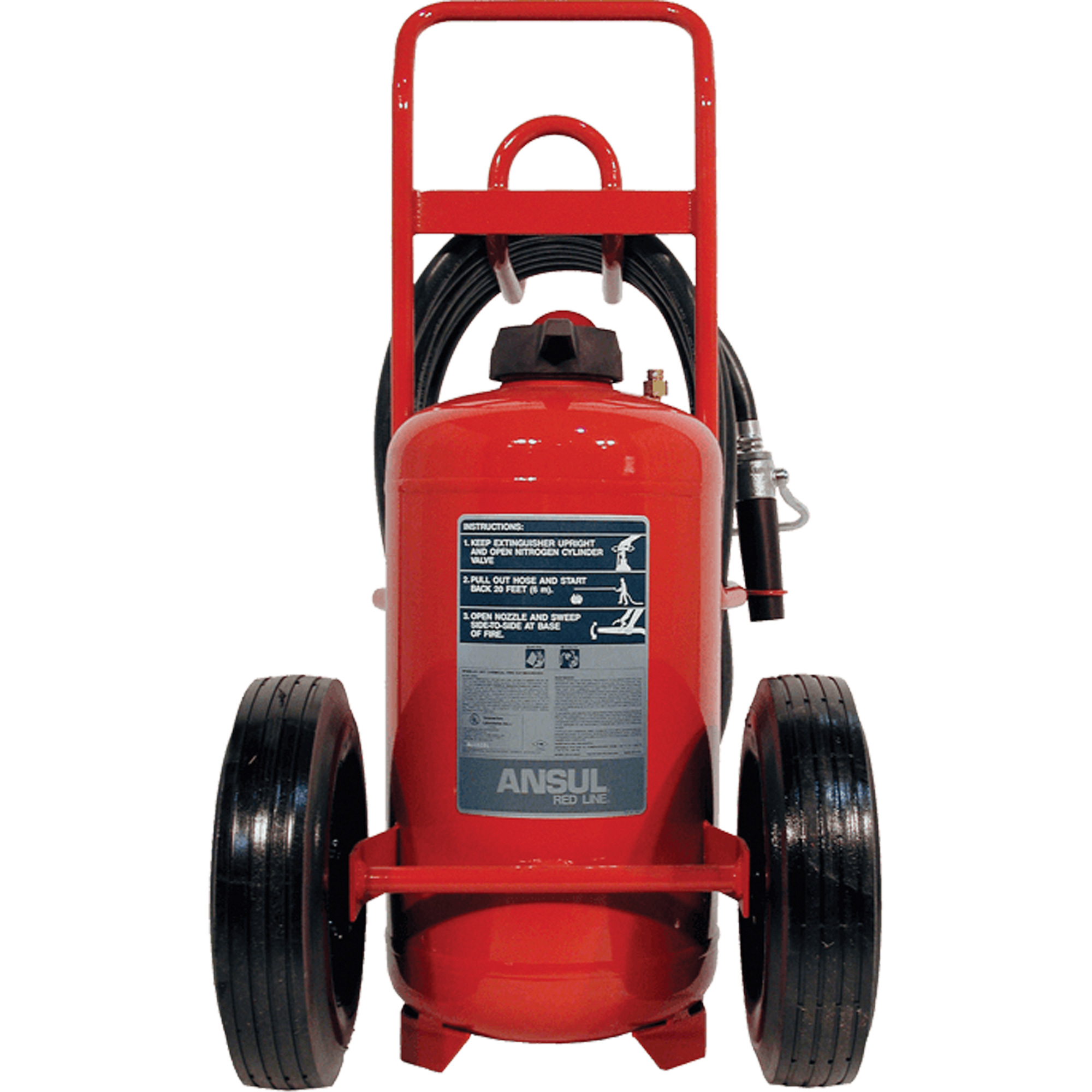 Ansul Red Line® Wheeled Fire Extinguishers, BC, 150 lbs. Capacity ...