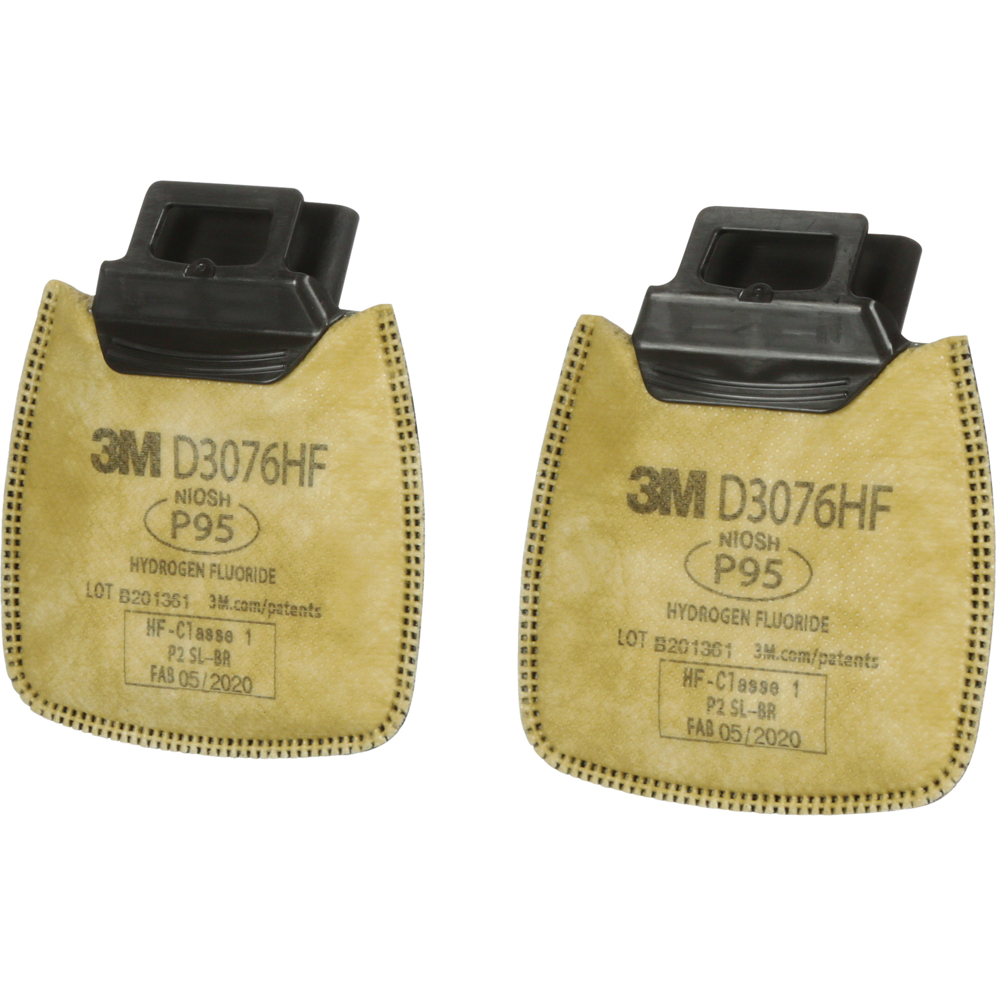 3M Secure Click Respirator Cartridge, Combination Gas/Vapour Cartridge ...