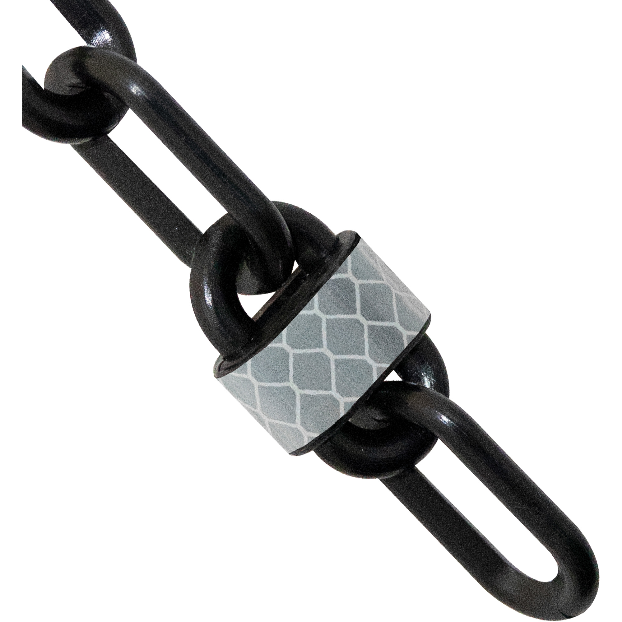 Mr. Chain 100' Reflective Plastic Chain Barrier, Black SGY565 | Rideout ...