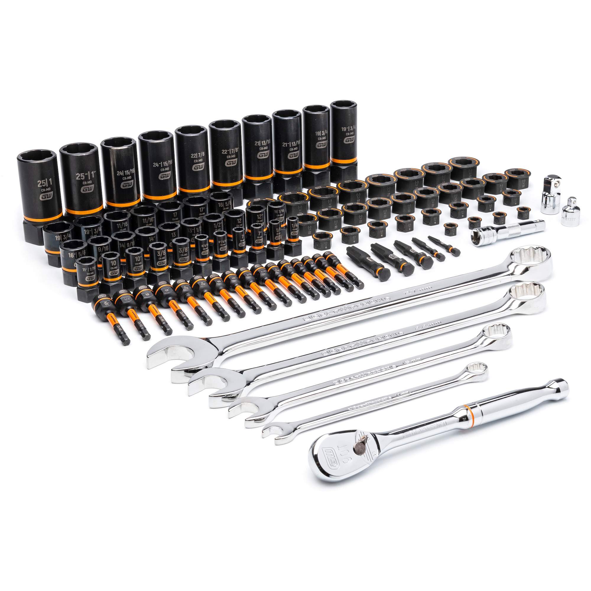 Gearwrench 97-Piece Bolt Biter Mechanics Tool Set in Foam Storage Tray ...
